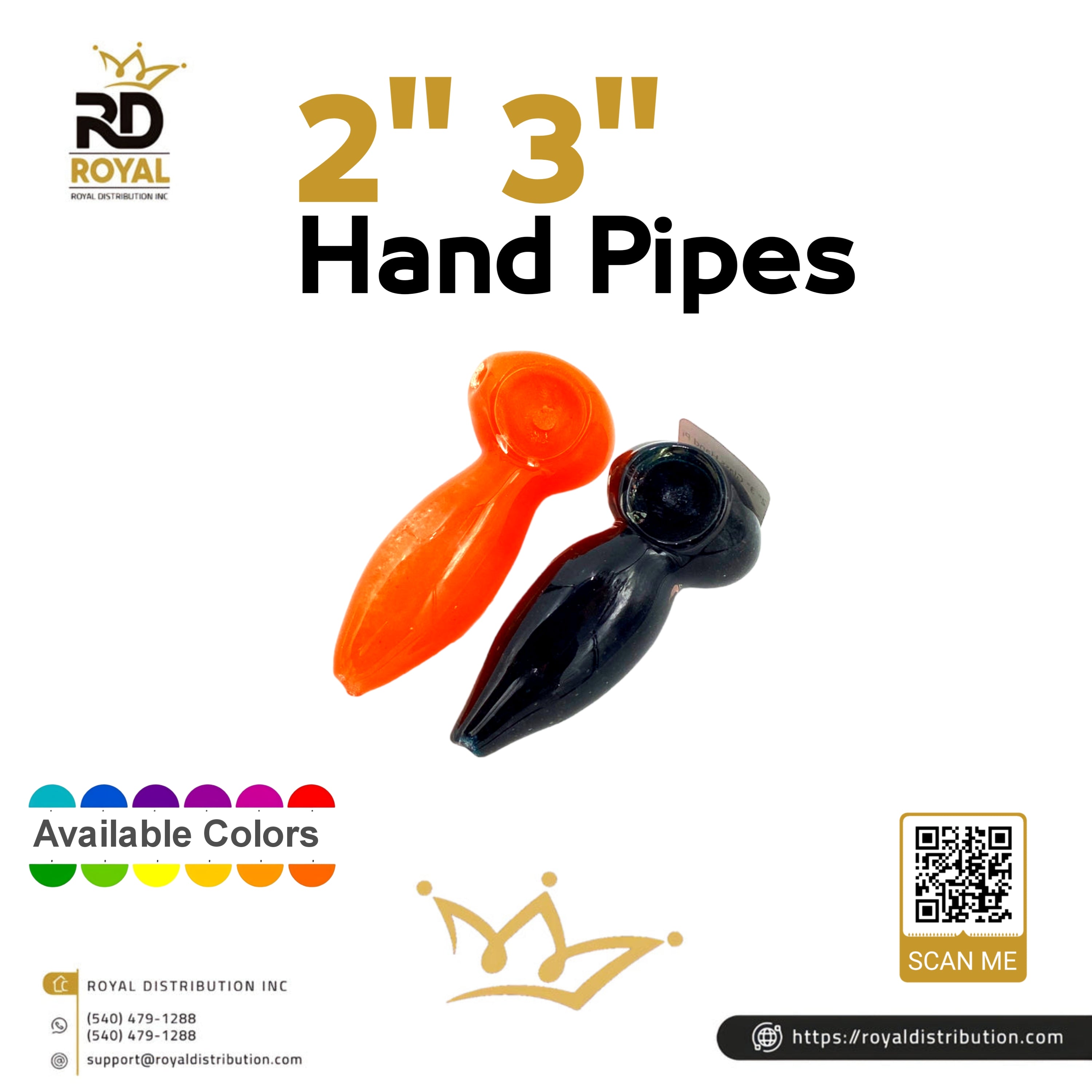 2" 3" Hand Pipes – Royal Distribution Inc