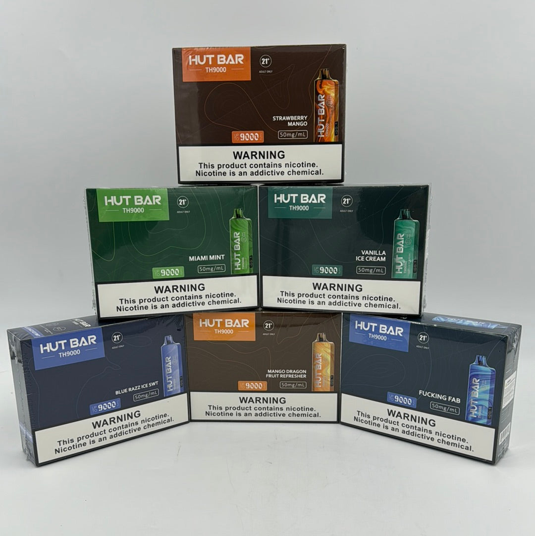 HUT BAR 9000 puffs disposable – Royal Distribution Inc