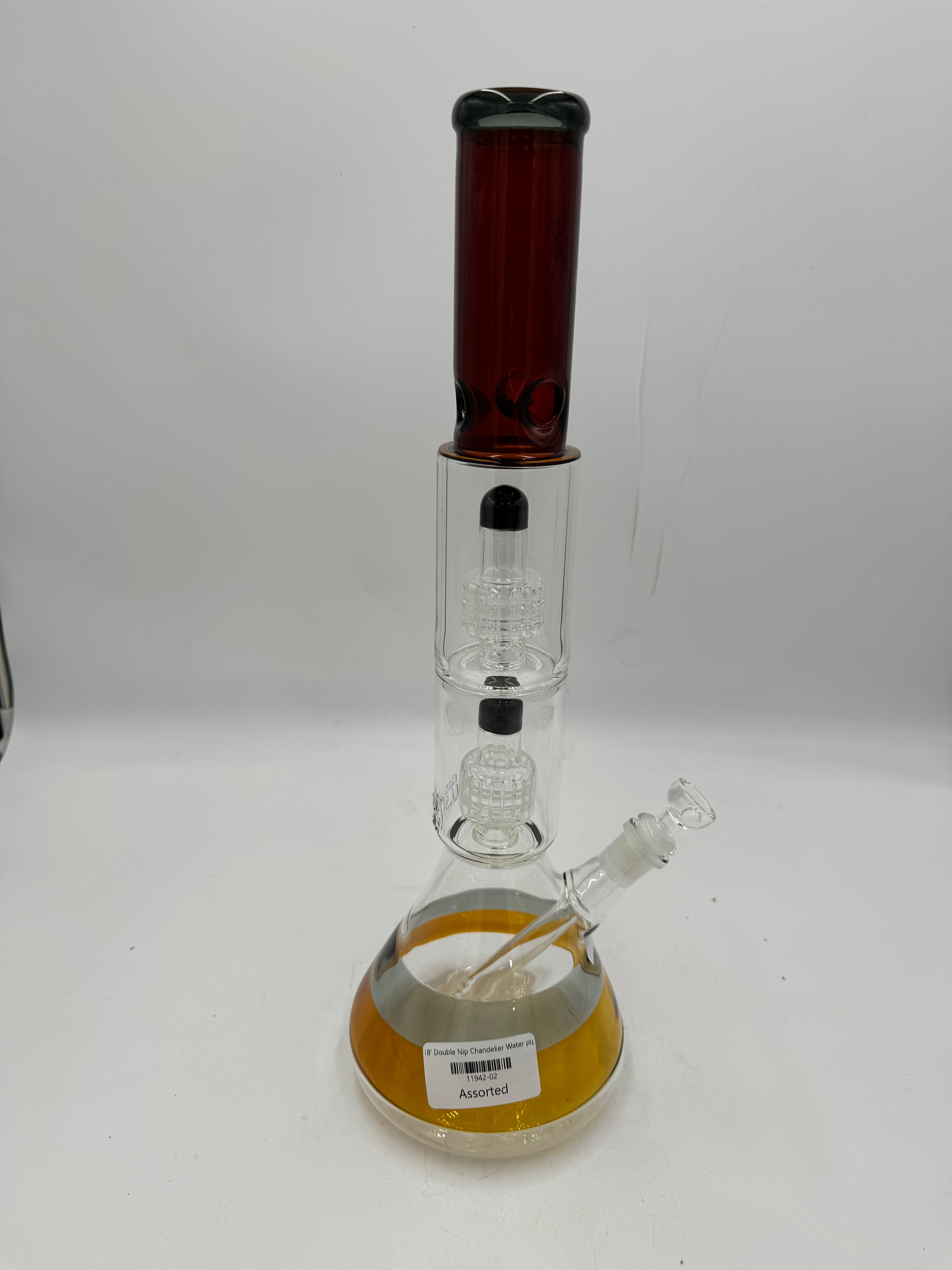 18' Double Nip Chandelier Water pipe – Royal Distribution Inc