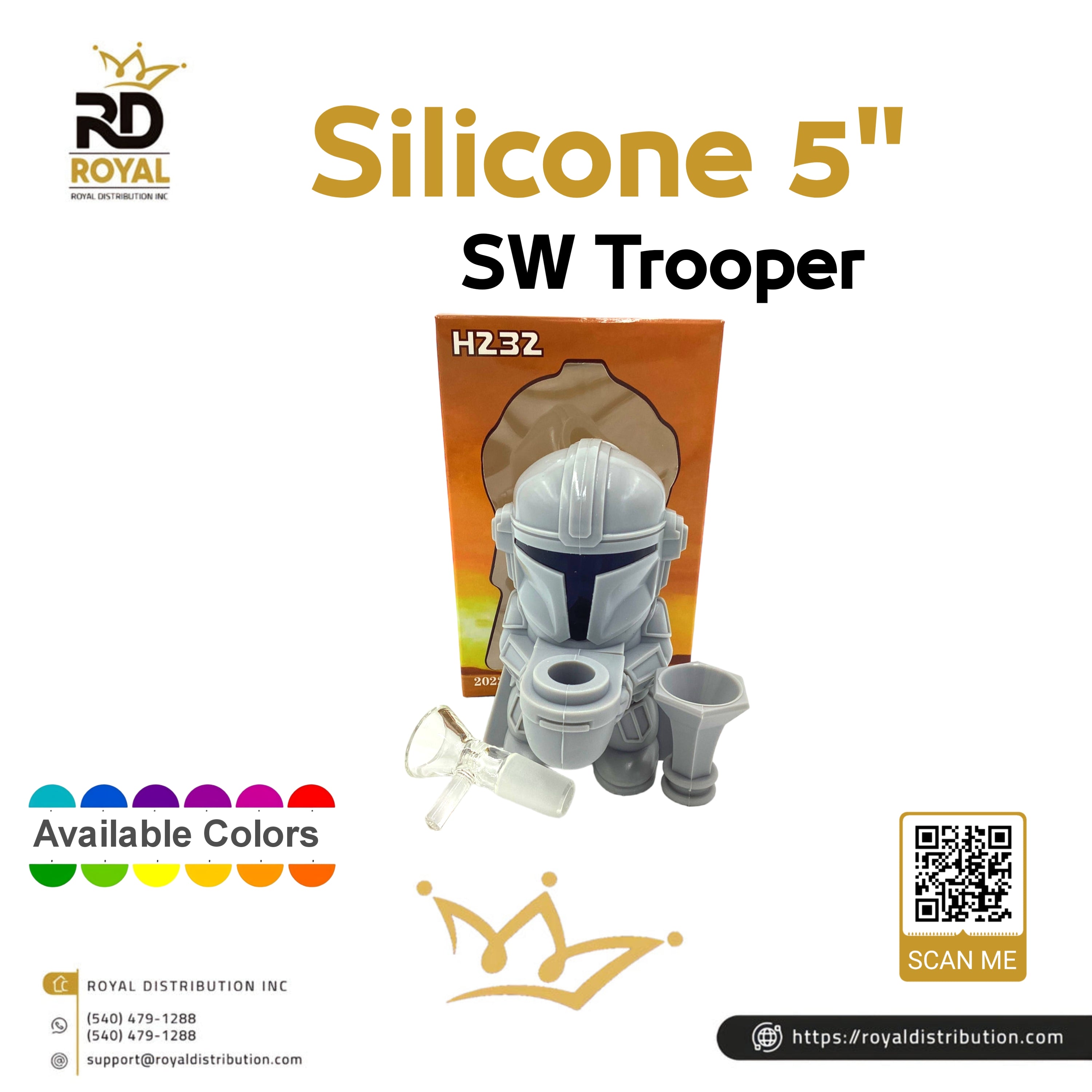 Silicone 5" SW Trooper – Royal Distribution Inc