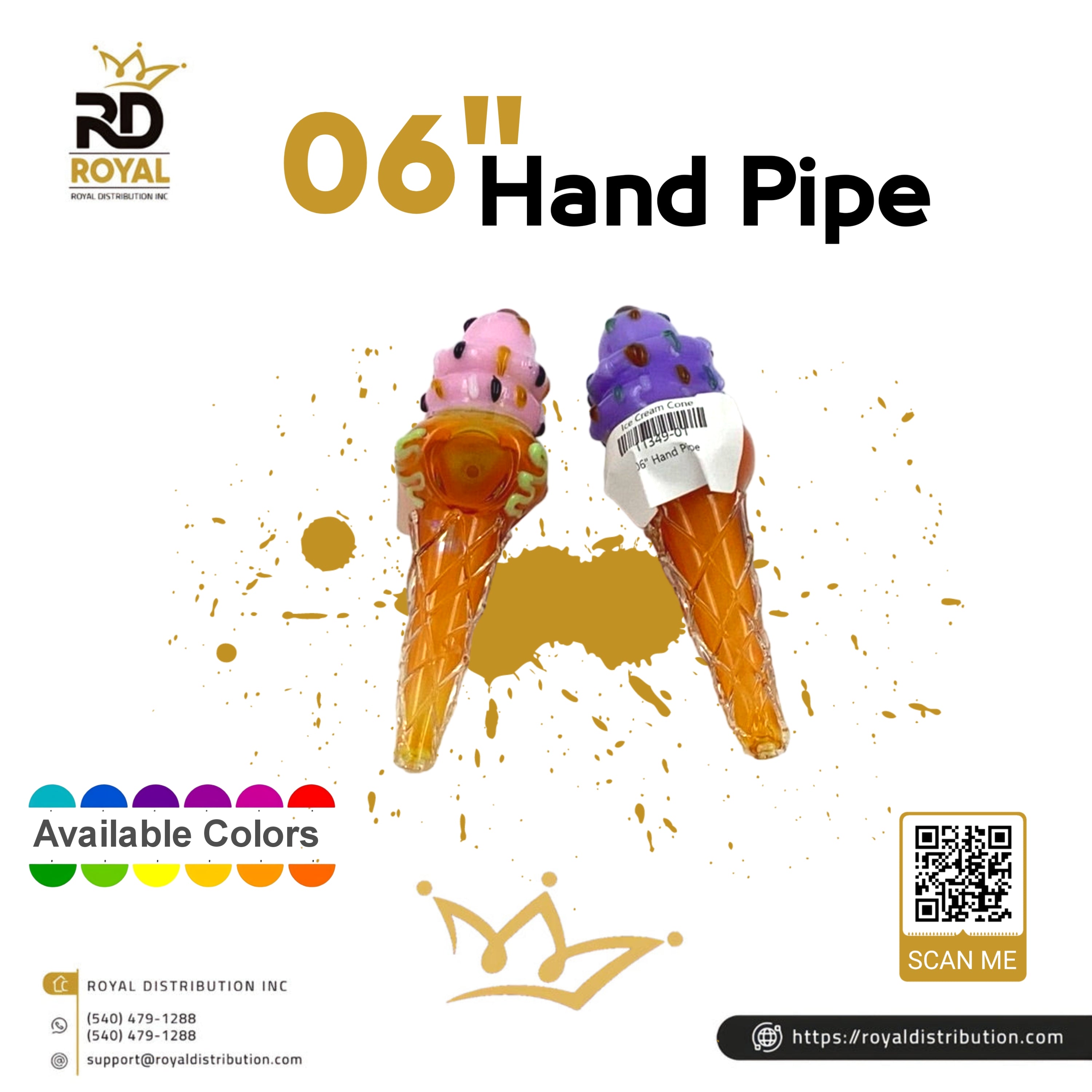 06" Hand Pipe – Royal Distribution Inc