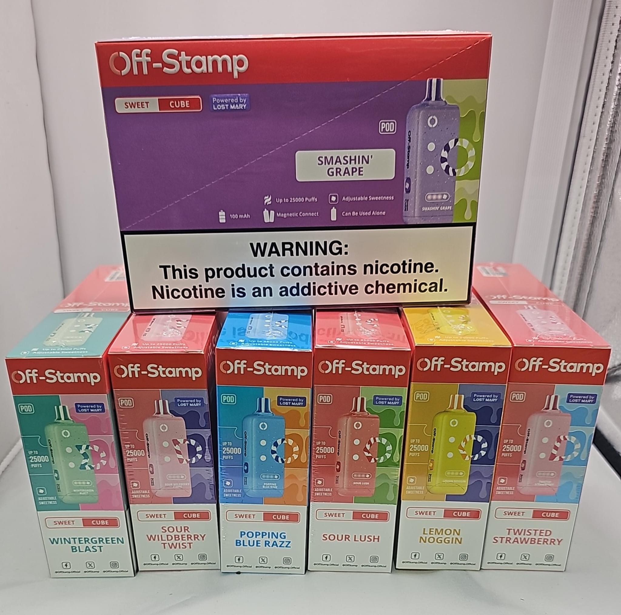 OFF STAMP SWEET CUBE POD 25K – Royal Distribution Inc